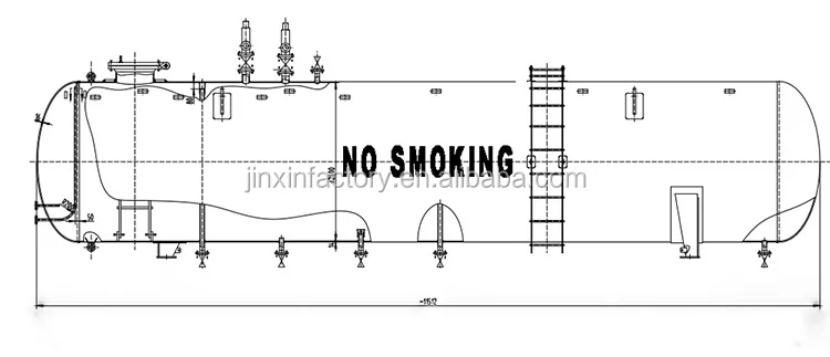 150 Cbm Bulk Lpg Mounded Storage Bullet Tanks/lpg Tank Vessel - Buy ...