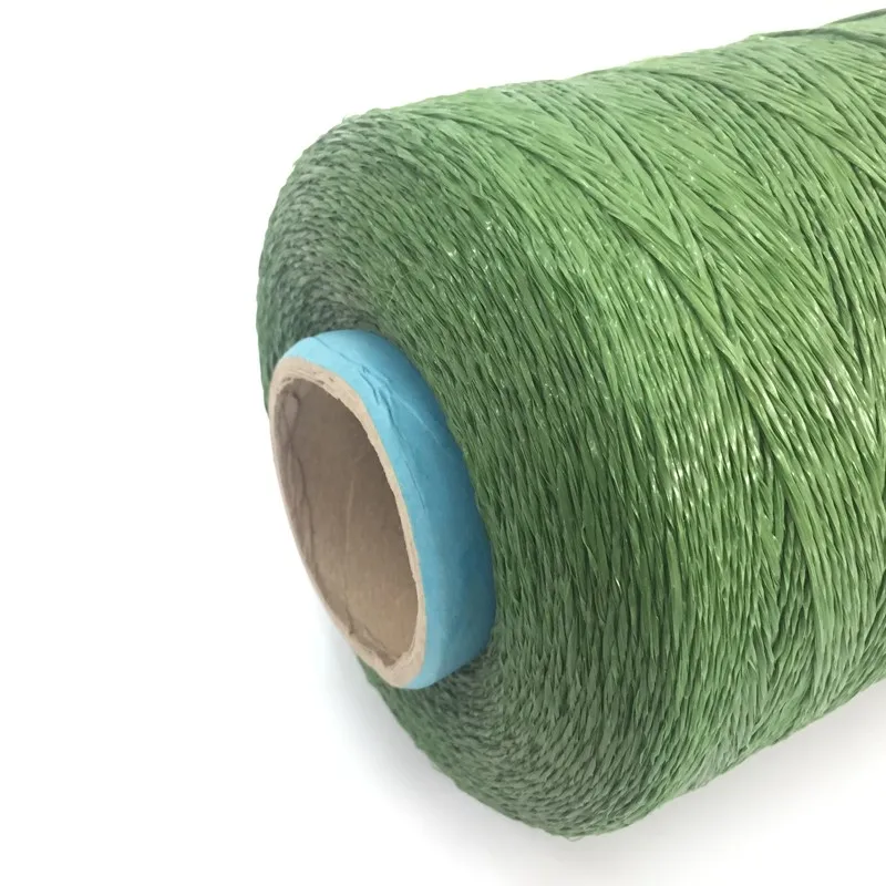 Straight And Curly Type Pp/pe Monofilament Yarn Artificial Grass Yarn ...