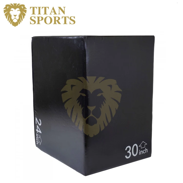 20x24x30 Inch Soft Plyometric Jump Box - Durable & Customizable