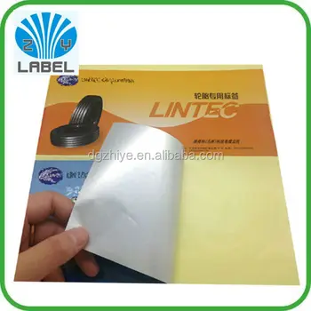 Extra Strong Permanent Adhesive Label Self Adhesive Metal Paper With ...