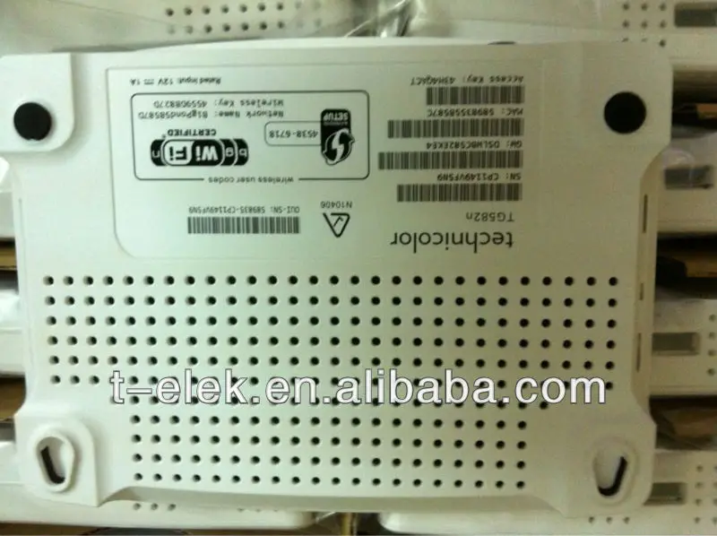 Technicolor router lights - geeklasopa