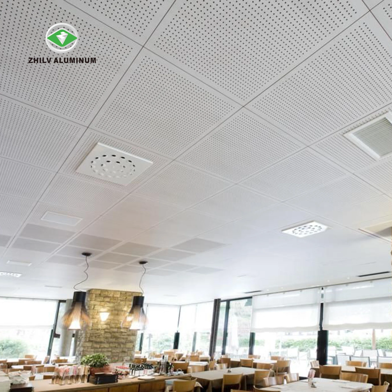 60x60 High Quality Perforated Aluminium Ceiling Plafond - Buy High ...