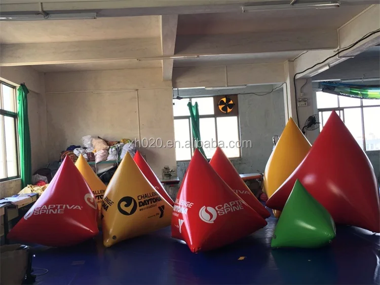 Triangle Floater - Inflatable Buoy for Regatta Sailing Race Markers