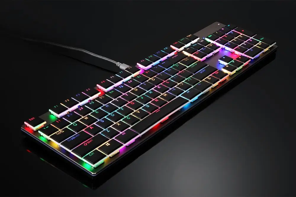 Motospeed Ck94 Rgb Backlit Wired Gaming Keyboard Extra-thin Latest ...