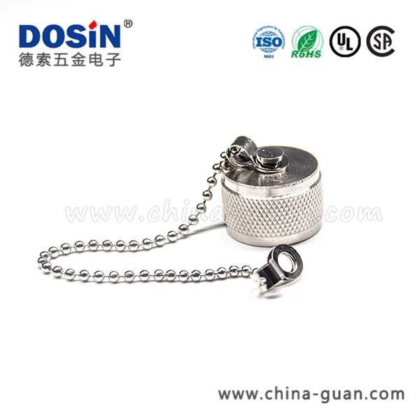 N Type Male Connector Straight Dust Cap With Chain - Buy N Male ...