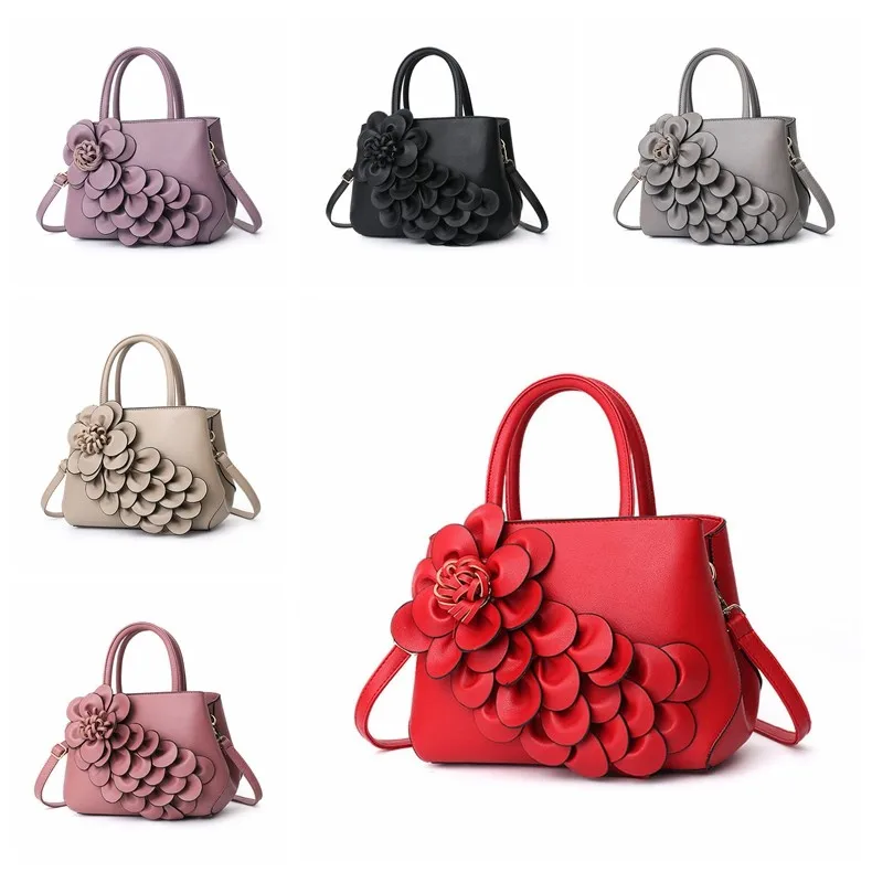 Lingyue Nb1009 Fancy Girls Shoulder Long Strip Bag Flower Pu Leather ...