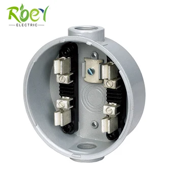 100a Electrical Round Energy Meter Base / Wall Meter Socket For Watt ...