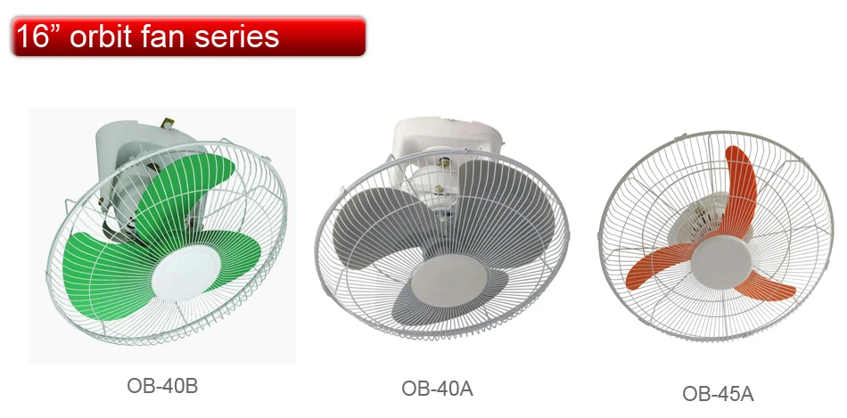 16" 360 Degrees Electric Oscillating Orbit Fan Ceiling Fan - Buy ...