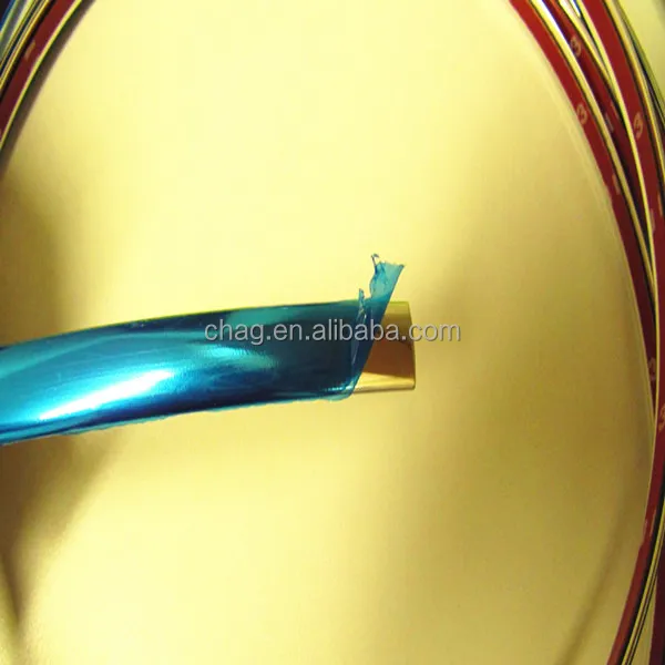 Gold Pvc Chormed Plastic Strip /adhesive Chrome Trim For Picture Frame ...
