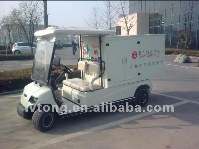 A Series Battery Operated Electric Utility Housekeeping Cart 1 - 2 48V ...