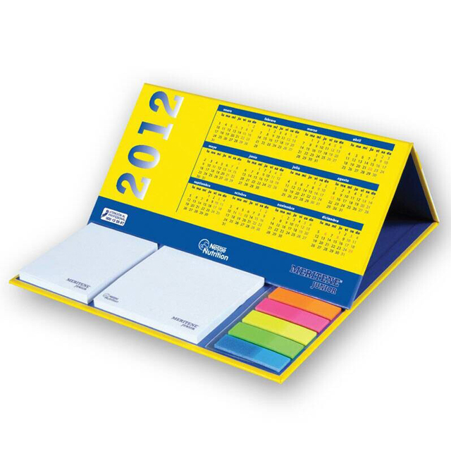 KAII Creative Desktop Table Calendar with Printed Notepad