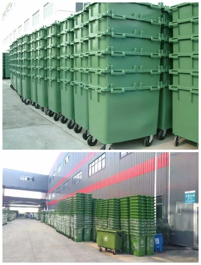 Innovative Waste Bin Plastic Containers For Sorted Waste 1100 Liters ...