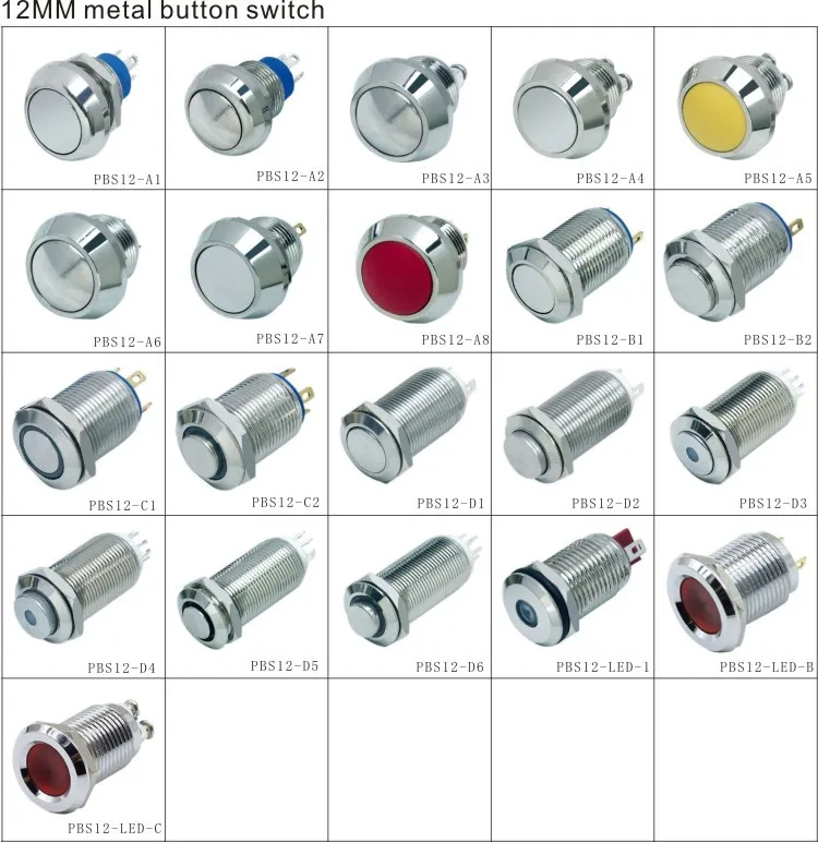 Low Voltage Push Button Switches