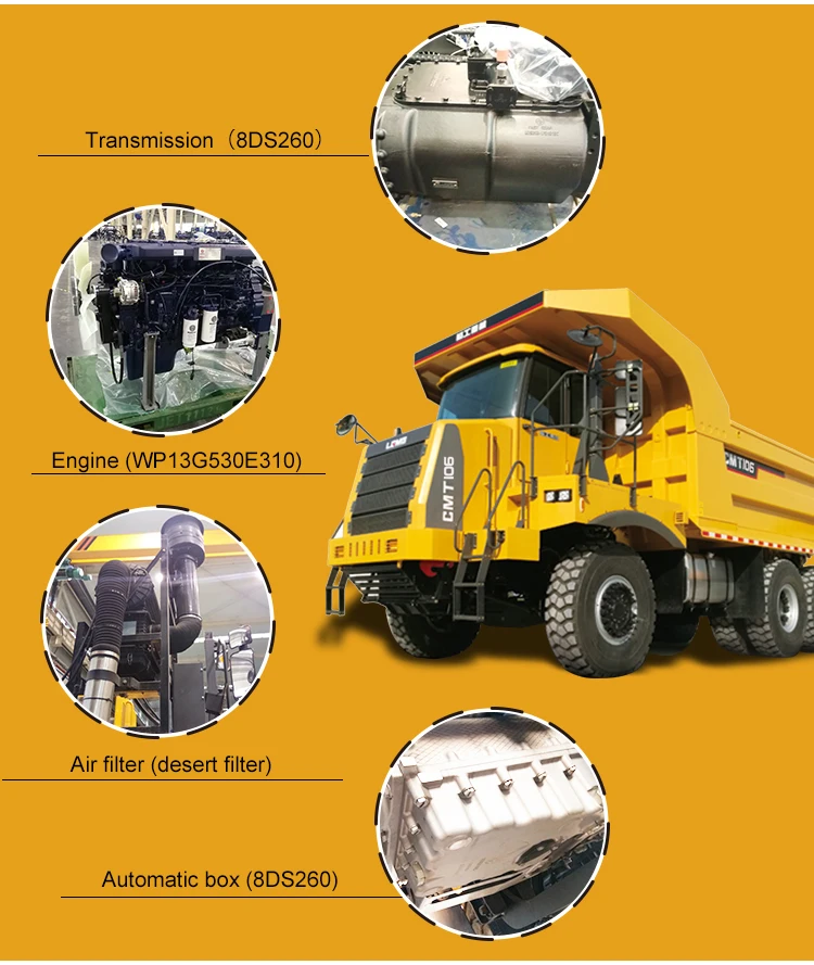 Lgmg Cmt106 38000kg 2018 Mining Dump Truck Specification For Iron Ore - Buy Dump Truck For Iron ...