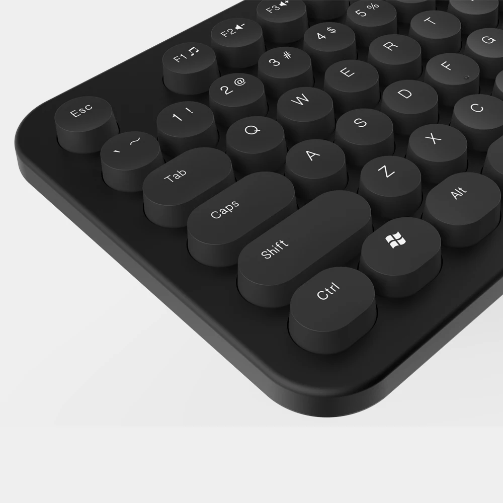 Top Popular Newest Office Keyboard With Round Key Cap Design,Multi ...