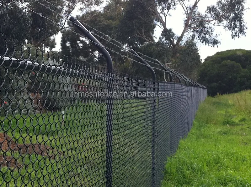 1.8m High Black Pvc Coated Residential Chain Wire Mesh Fencing - Buy Chain Wire Mesh Fencing,9 ...