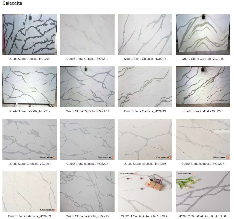 China Calacatta Black Quartz Marble Slab Italy - Durable & Stylish