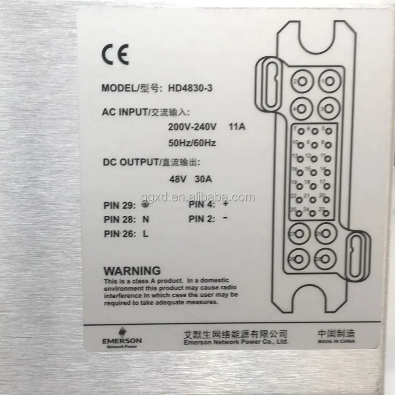 Emerson Network 48v 30a Power Rectifiers Module Hd4830-3 - Buy Hd4830-3 ...