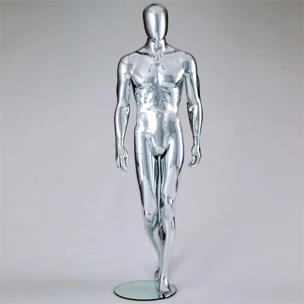 Male Chrome Silver Mannequin - Buy Full Body Abstract Male Chrome ...