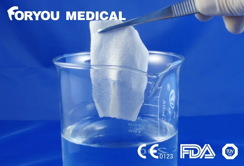 Foryou Medical Blood Stop Gauze Fda Cellulose Hemostatic Gauze - Buy ...