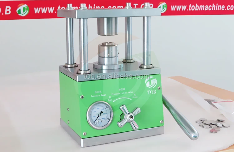 Cr20xx Coin Cell Battery Crimping Machine - Easy to Operate