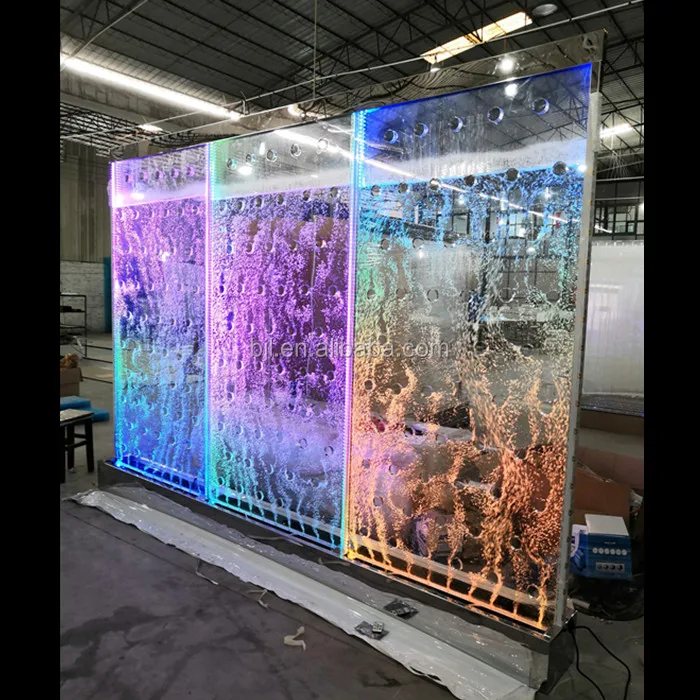 Bar Decorative Screen Room Divider Acrylic Led Water Bubble Wall - Buy ...
