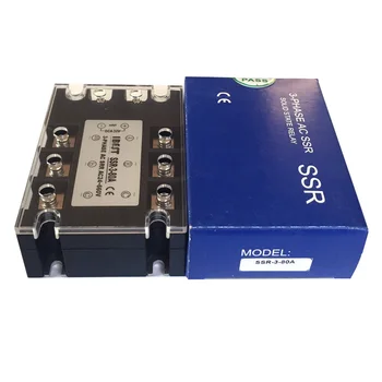 80a Three 3 Phase Dc Ac Solid State Relay Ssr Dc3v/5v/12v/24v/32v ...