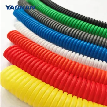 Pa/pp/pe Plastic Flexible Corrugated Cable Wire Hose Pipe/6 Inch ...