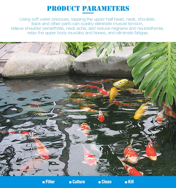 Large Capacity Pond Bio Filter for Fish Farm Aquaculture