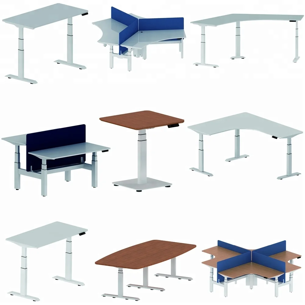 Electric 2 Stages Height Adjustable Lifting Column for Office Desks