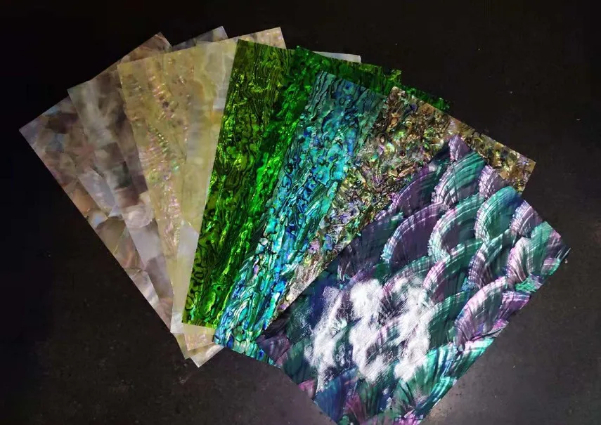 Sticker Seashell Sheet - Japanese Awabi Abalone Shell Paper