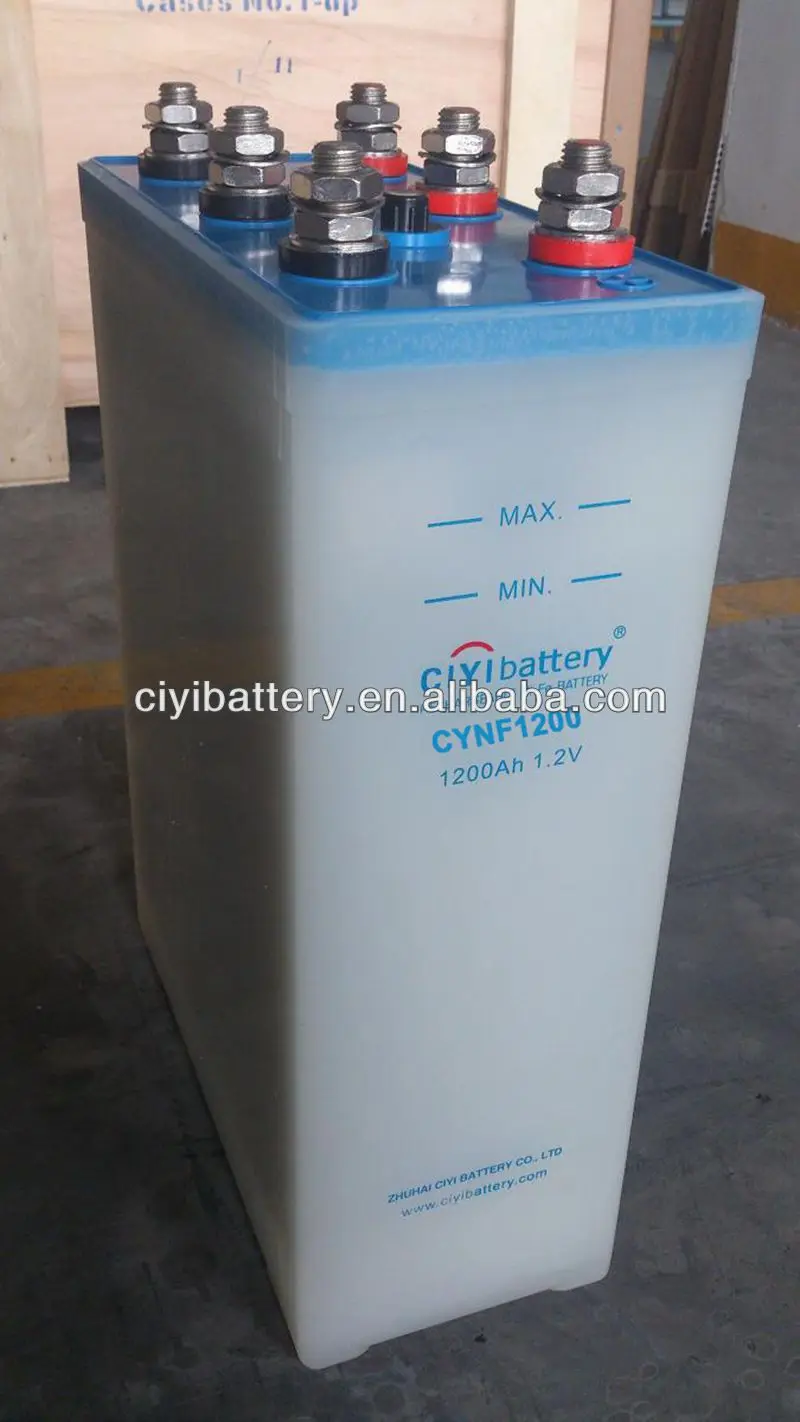 Max Life Solar Battery - 1.2V 1200AH Nickel Iron Batteries