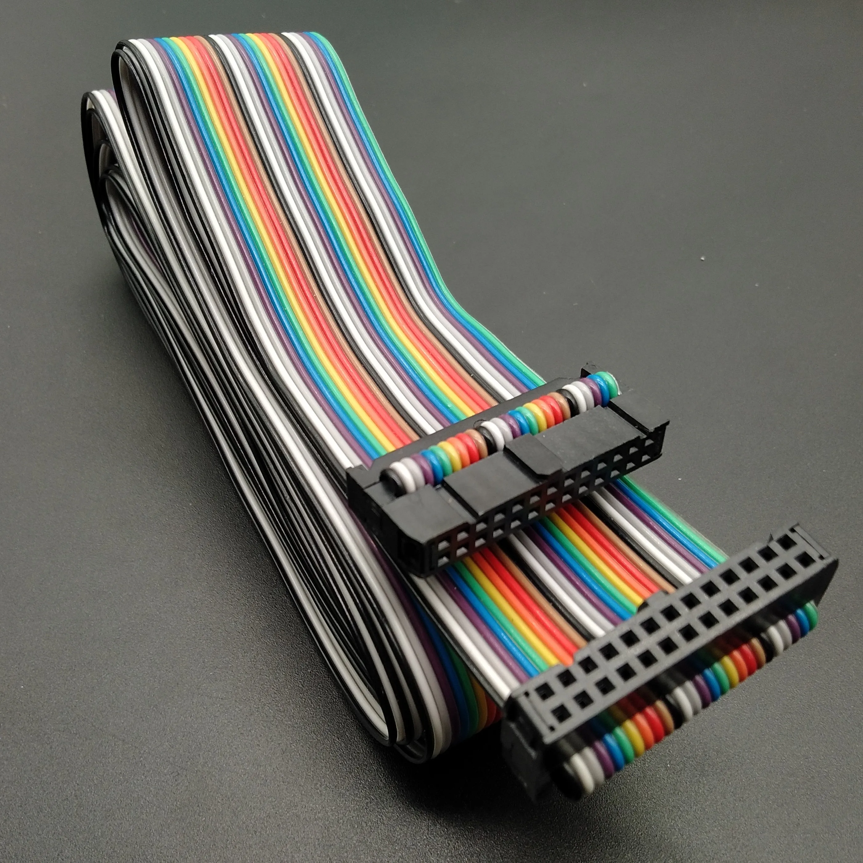 Stock 28 AWG 14 Pin 1.27mm Pitch AWM 2651 Cable - Electronic Wire Harness