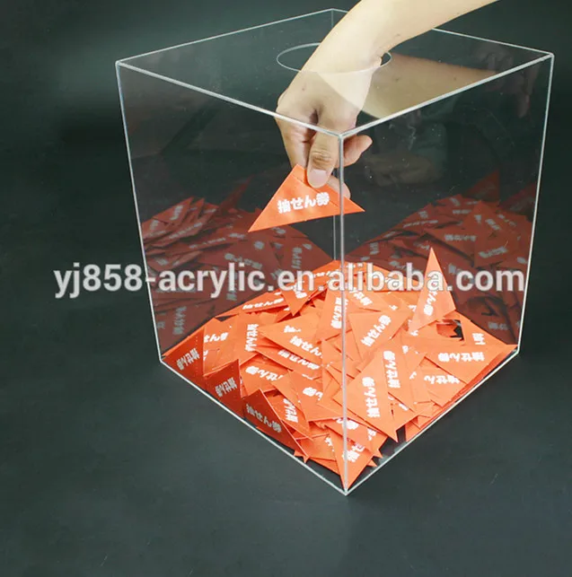 Cheap Transparent Draw Box Acrylic Lucky Draw Box - Buy Lucky Box,Lucky ...