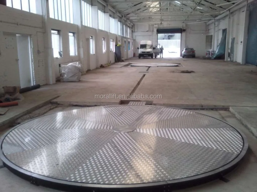 Car Turntable For Car Show Revolving Stage (sjc4-6) - Buy Car Parking ...