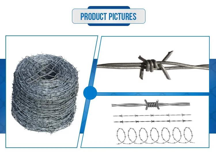 Wholesales 1.6 Mm Galvanized Barbed Wire - Buy 14 Gauge Barbed Wire ...