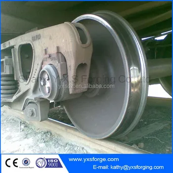 Railway Wheelset/standard Forged Steel Ore Cart Wheel Set/train Wheel ...