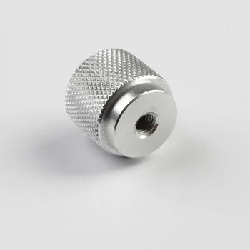 Oem Cnc Turned Parts Machining Custom Made Precision Aluminum Knurled Knob - Buy Aluminum ...