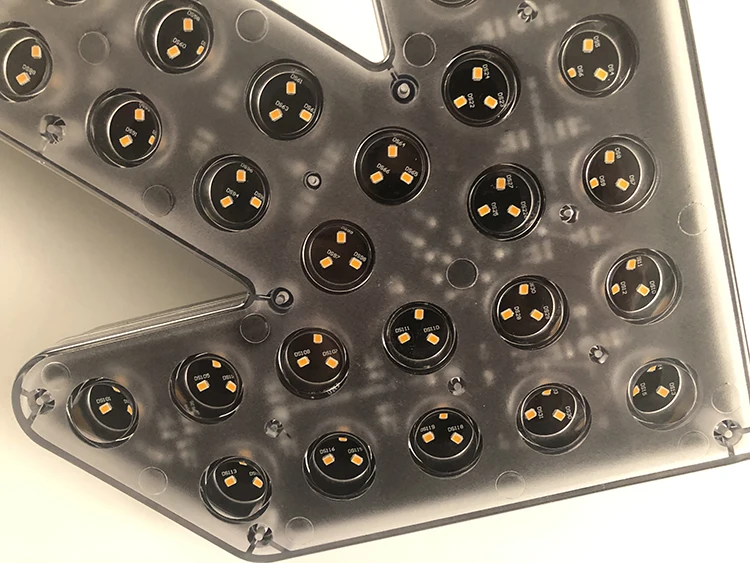 LYAF GEN3 Left Right Amber/Clear Arrow Directional Light for Truck ...