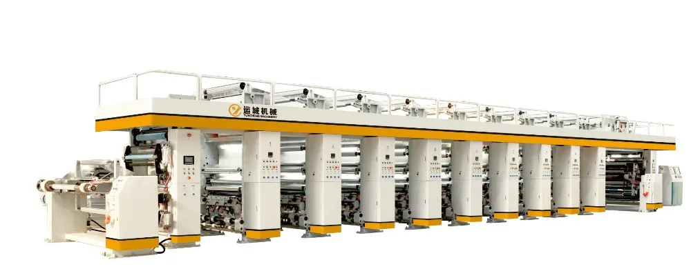 Eight-color Rotogravure Printing Machine Of 250 Meters,Capable Of ...