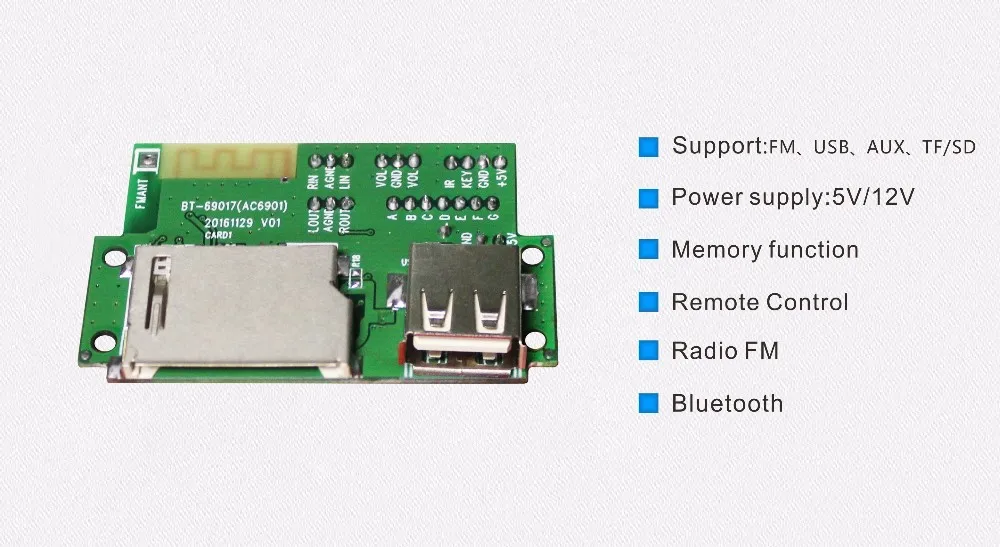 Mp3 Audio Bt Microphone Module,Bt Speaker Mini Projector Pcb Board ...