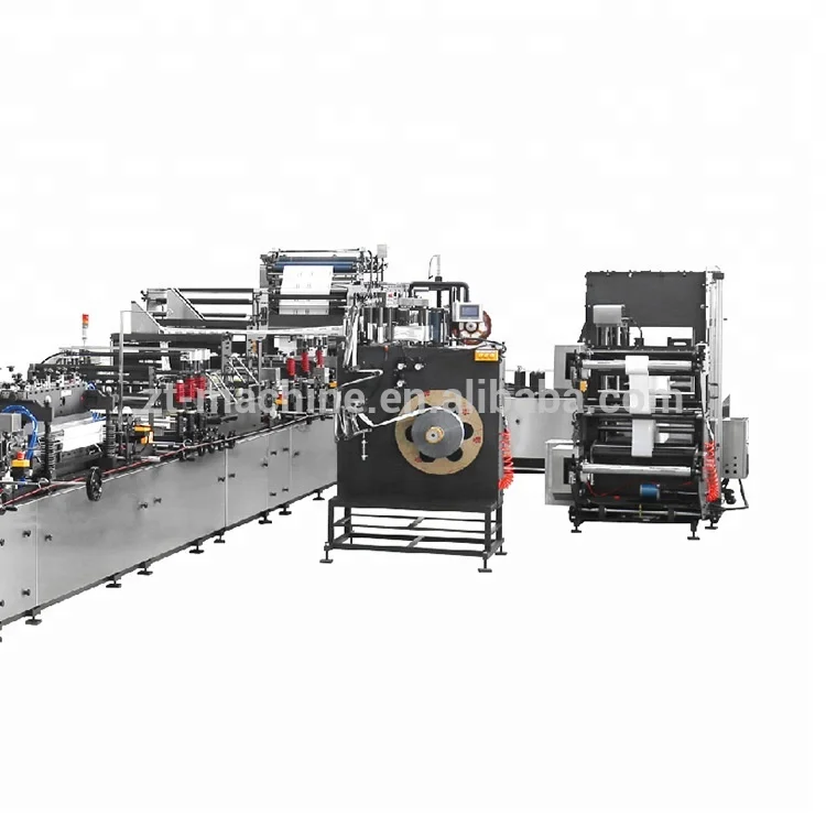 High Speed Quad-seal Flat Bottom Box Pouch Making Machine Zhoutai ...