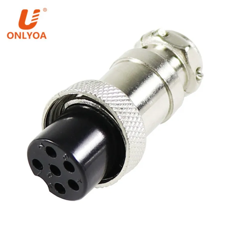 Male Female Gx16 M16 6 Pin 16mm Circular Connector Aviation Aircraft ...