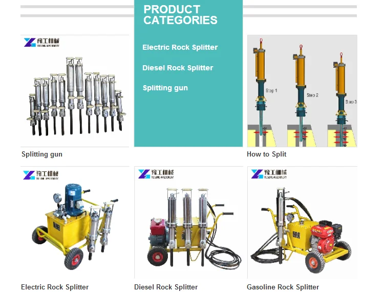 Concrete Stone Rock Breaking Machine Hand Rock Breaker With Compressor ...