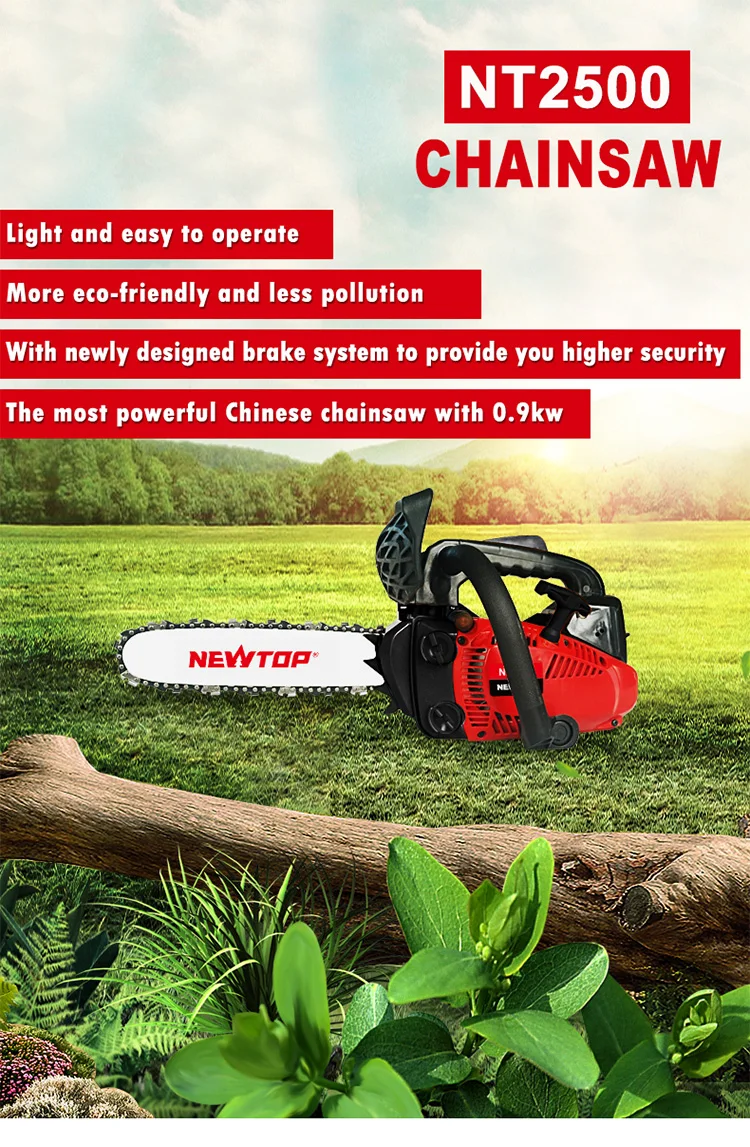 2 Stroke Chinese Mini Petrol Chainsaw 25cc - Tree Cutting Machine Price