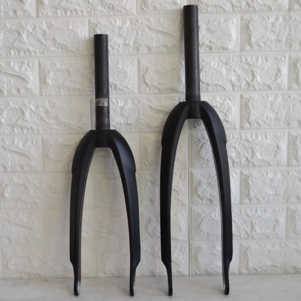 1-1/8" Straight Tube Fork Professional Carbon Bmx Fork 20" And 24" Bmx ...