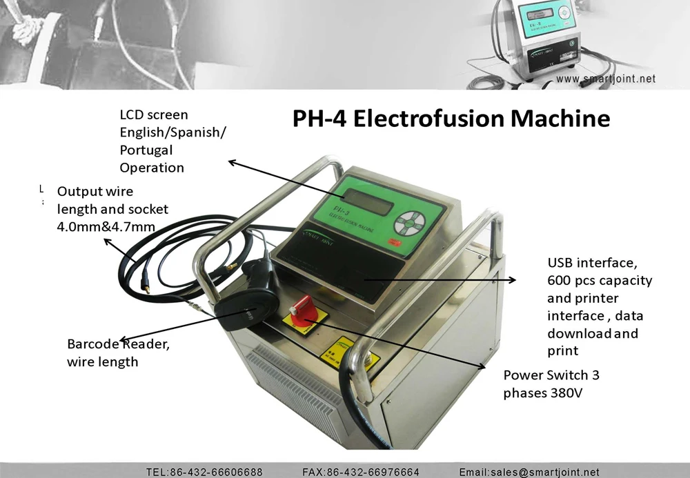 110/220v Welding Electrofusion Machine 20-400mm - Buy Electric Fusion ...