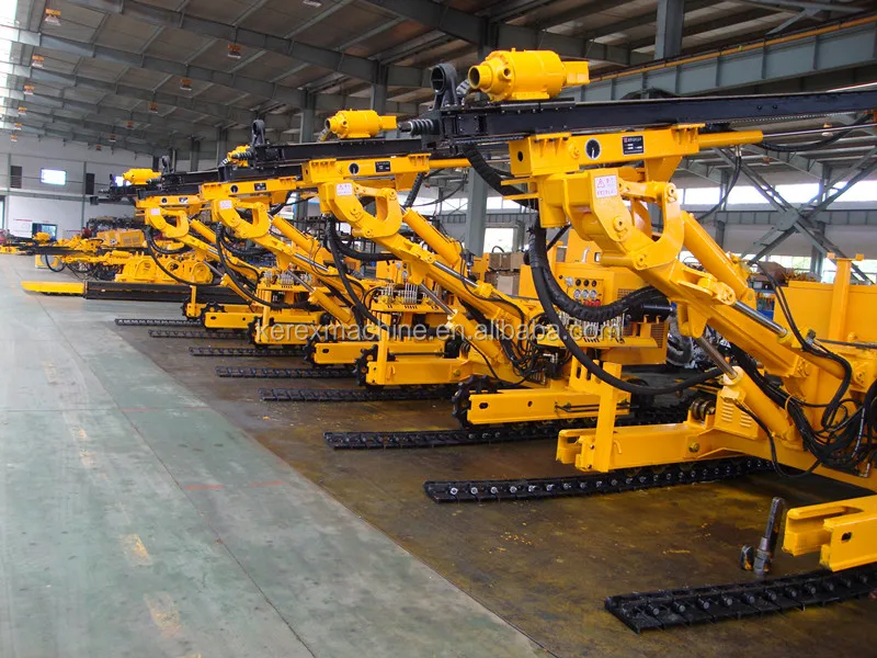 Hydraulic Portable Mining Crawler Drilling Rig KC725B1