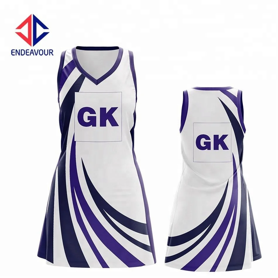 Hot Sale Colourful Custom Made Netball Uniform - Buy Colourful Custom ...
