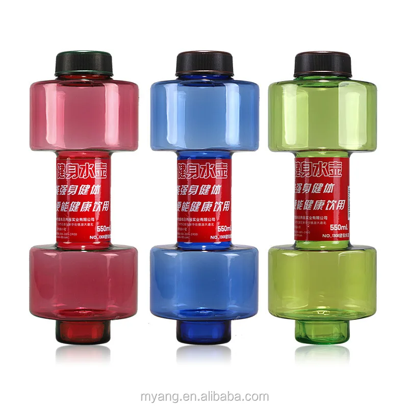 550ml Dumbbell Sport Water Cup Drink Gym Exercise Bottle - Buy 2.2l ...